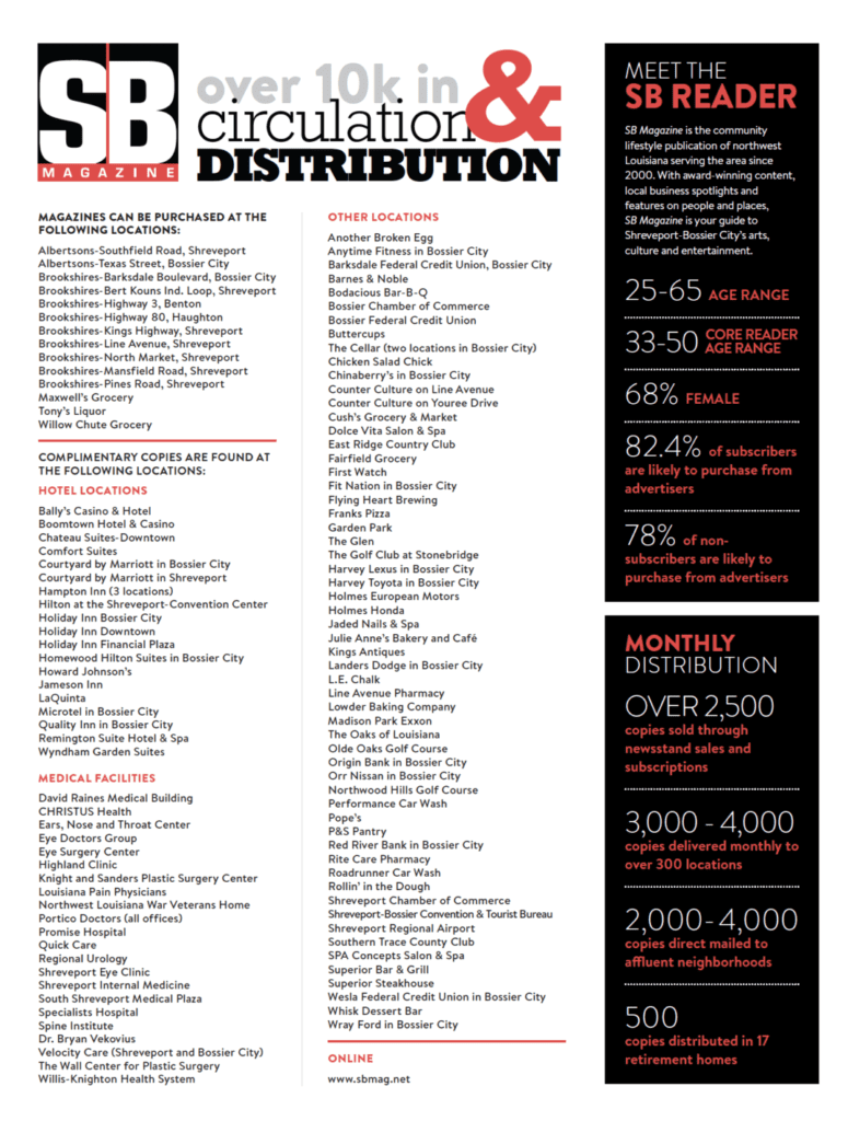 ADVERTISE - SB Magazine