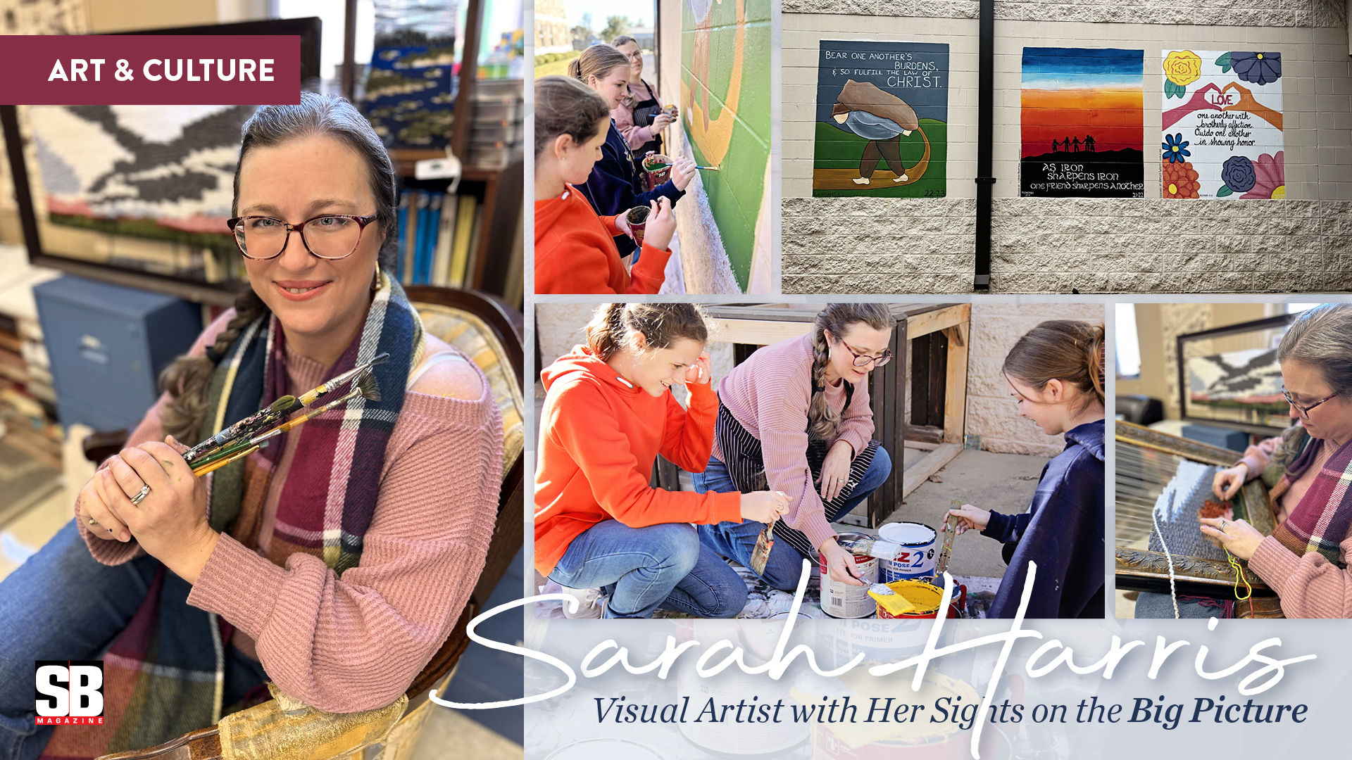 ART & CULTURE - Sarah Harris / Visual Artist with Her Sights on the Big ...